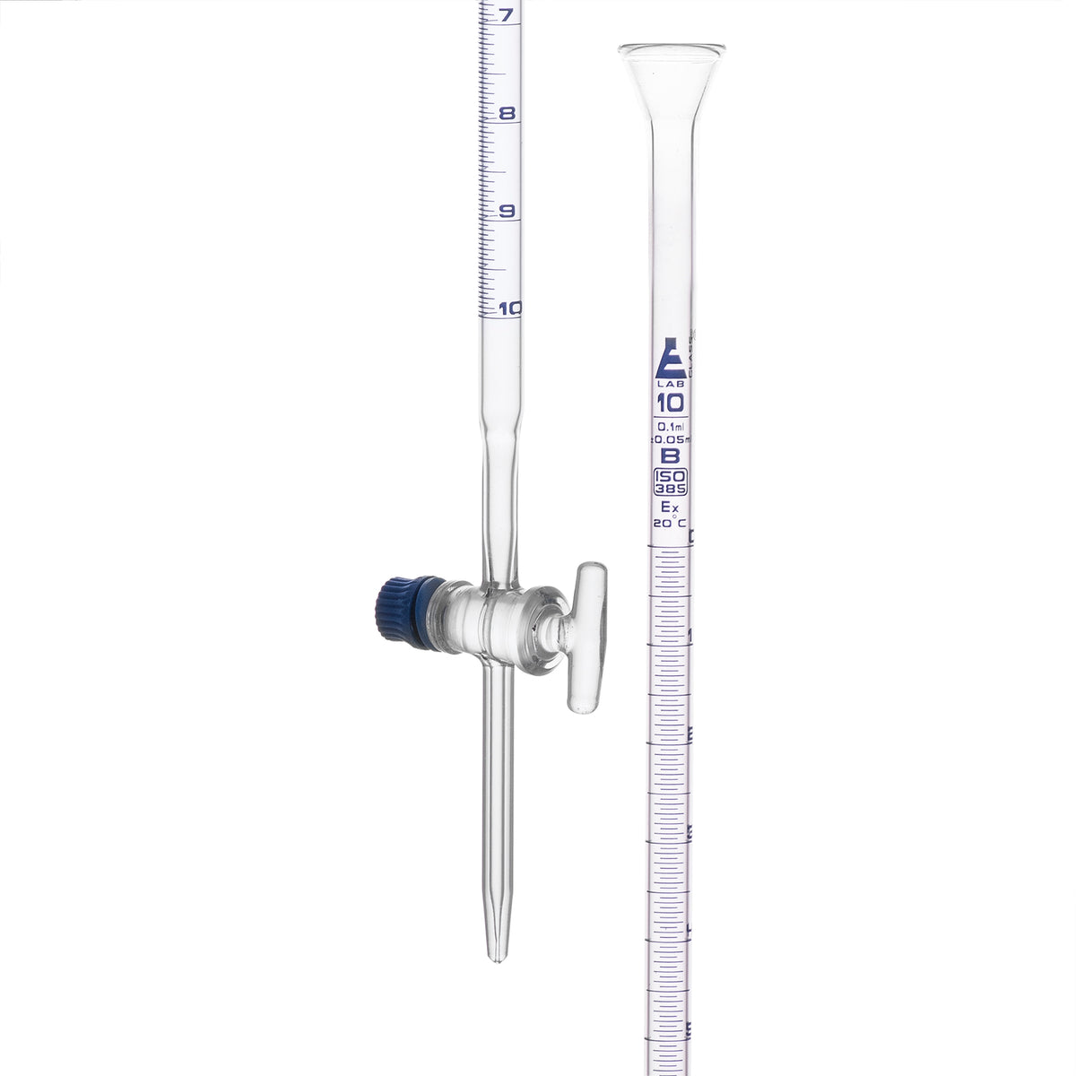 Burettes - Glass Key Capacity 10ml Sub. Div.0.05ml Tolerance ± 0.05ml ...