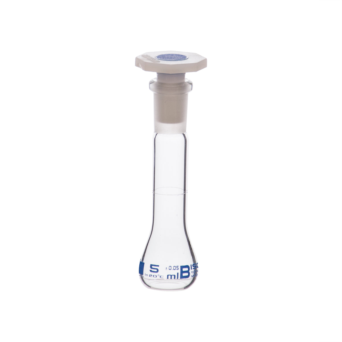Flask Volumetric class 'B', cap. 1ml, socket size 7/16, borosilicate g ...