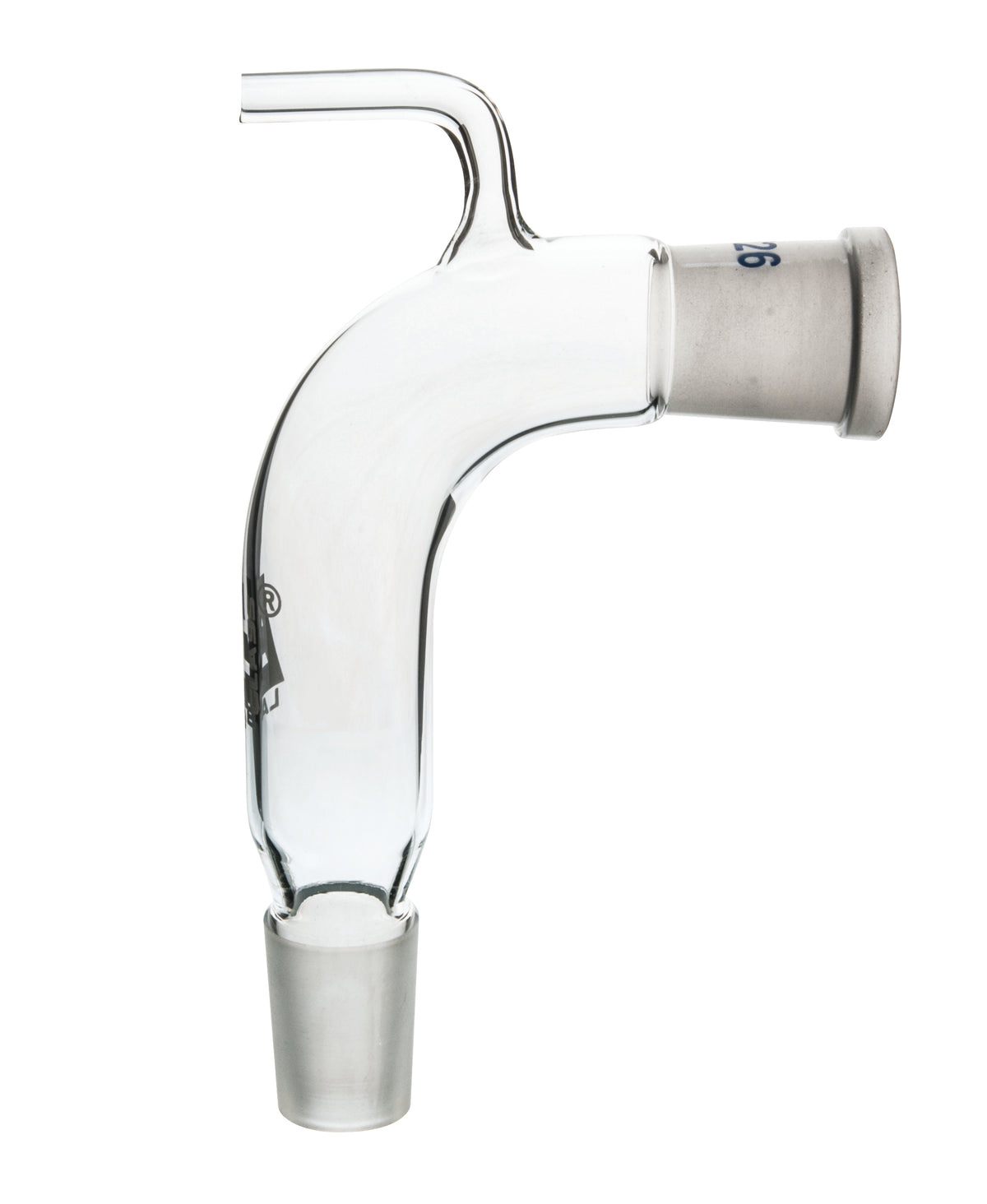 Adapter Bend Receiver with Vent, socket 14/23, Cone 14/23 — eiscoindustrial